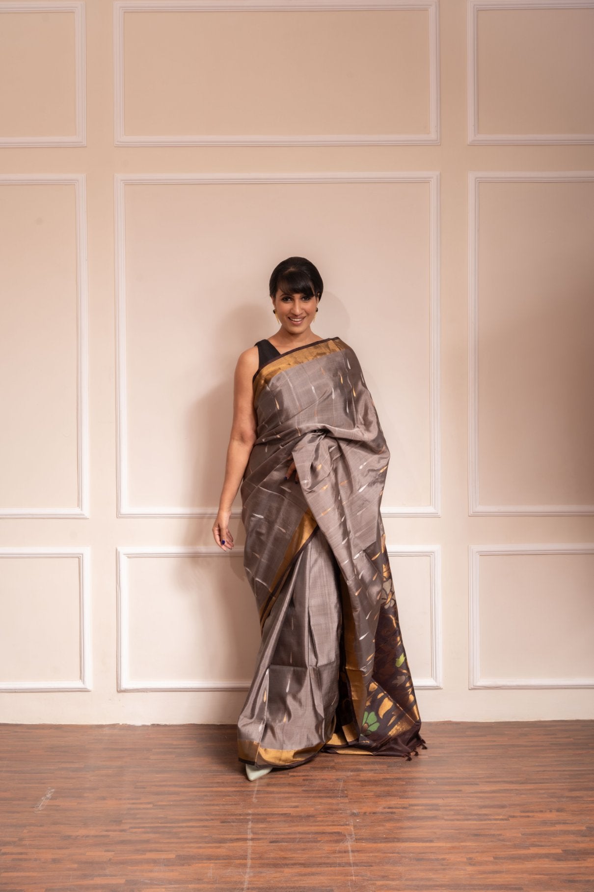 Sameeksha - Royal Handwoven Jamdani Silk Saree